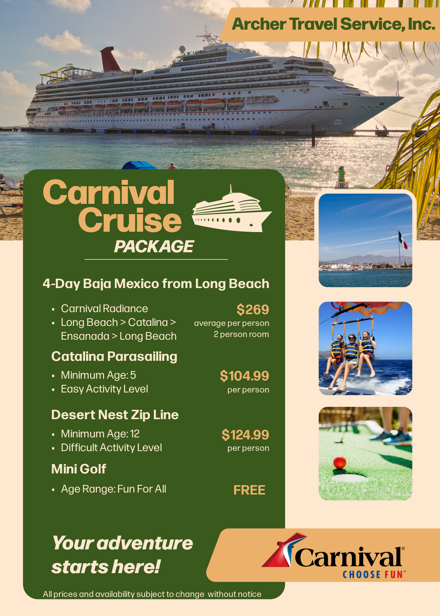 Plan Your Trip - Archer Travel Service, Inc.